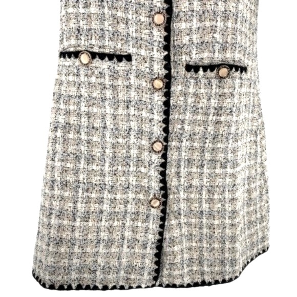 Pomander Place | Dresses | Pomander Place New White Tweed Retro ...